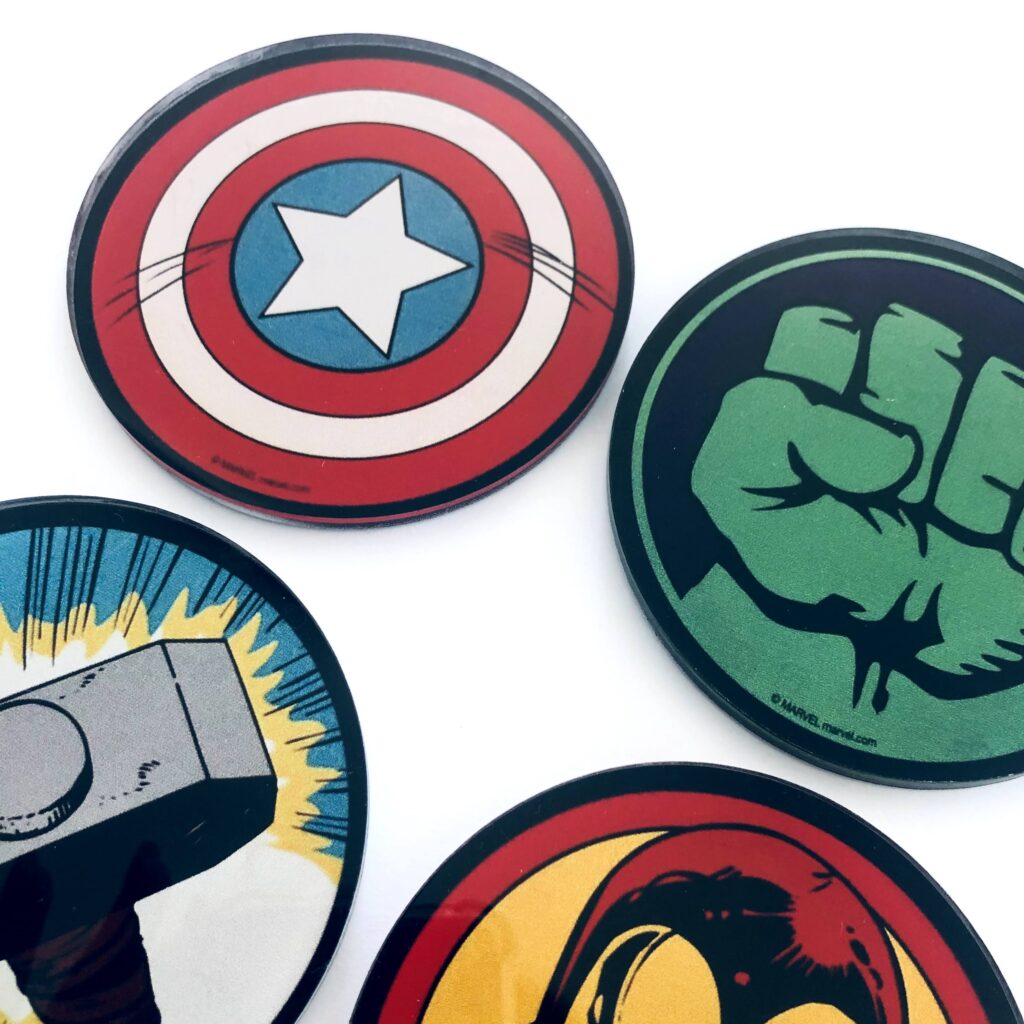 Marvel Coasters - Design and Branding